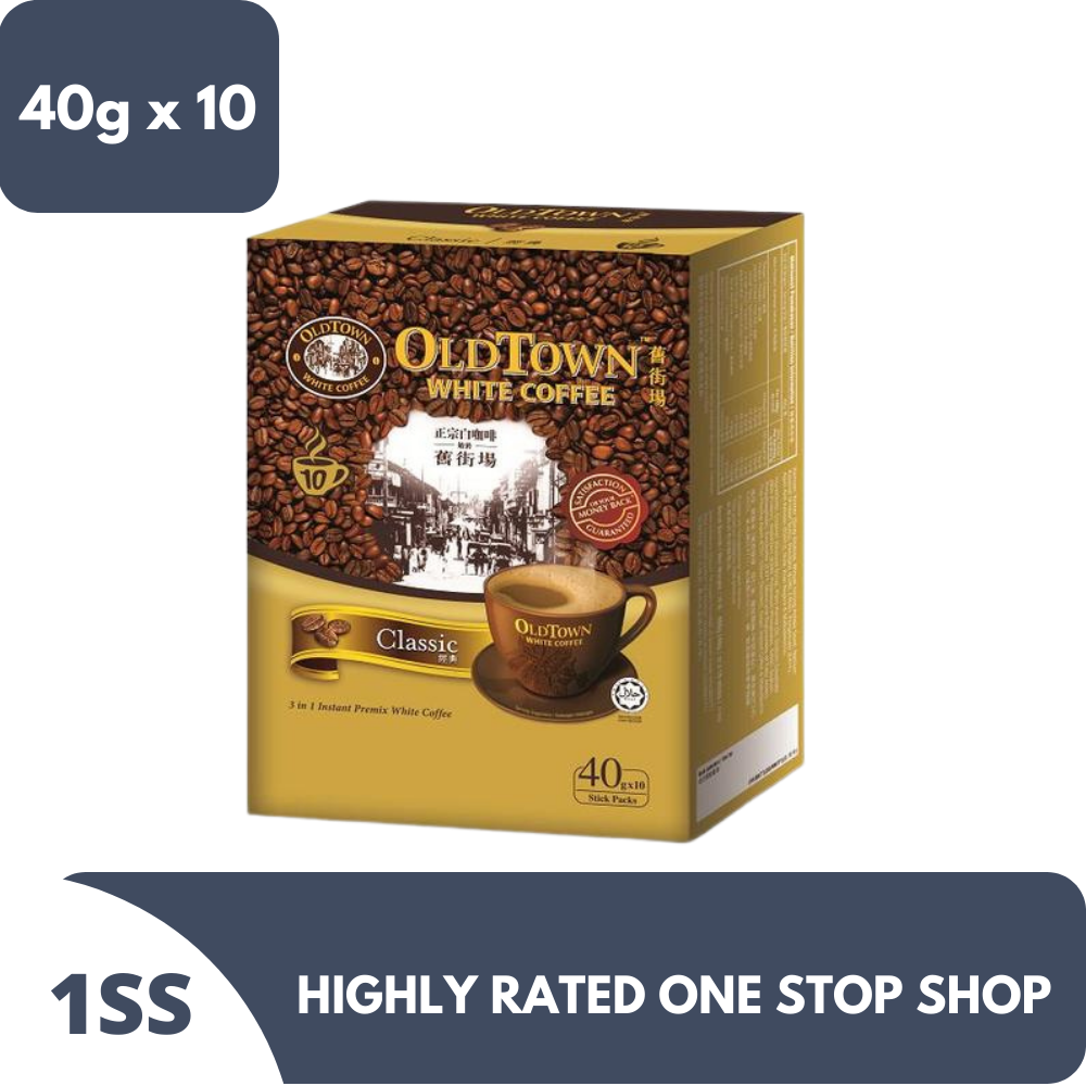 Old Town White Coffee Classic 40g x10 Sticks | Lazada PH