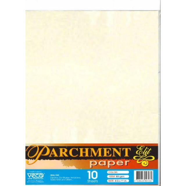 Parchment Paper 8 5 X 11 10 Pcs Per Set Lazada PH Parchment Paper 8 5 X 11 10 Pcs Per Set Lazada PH