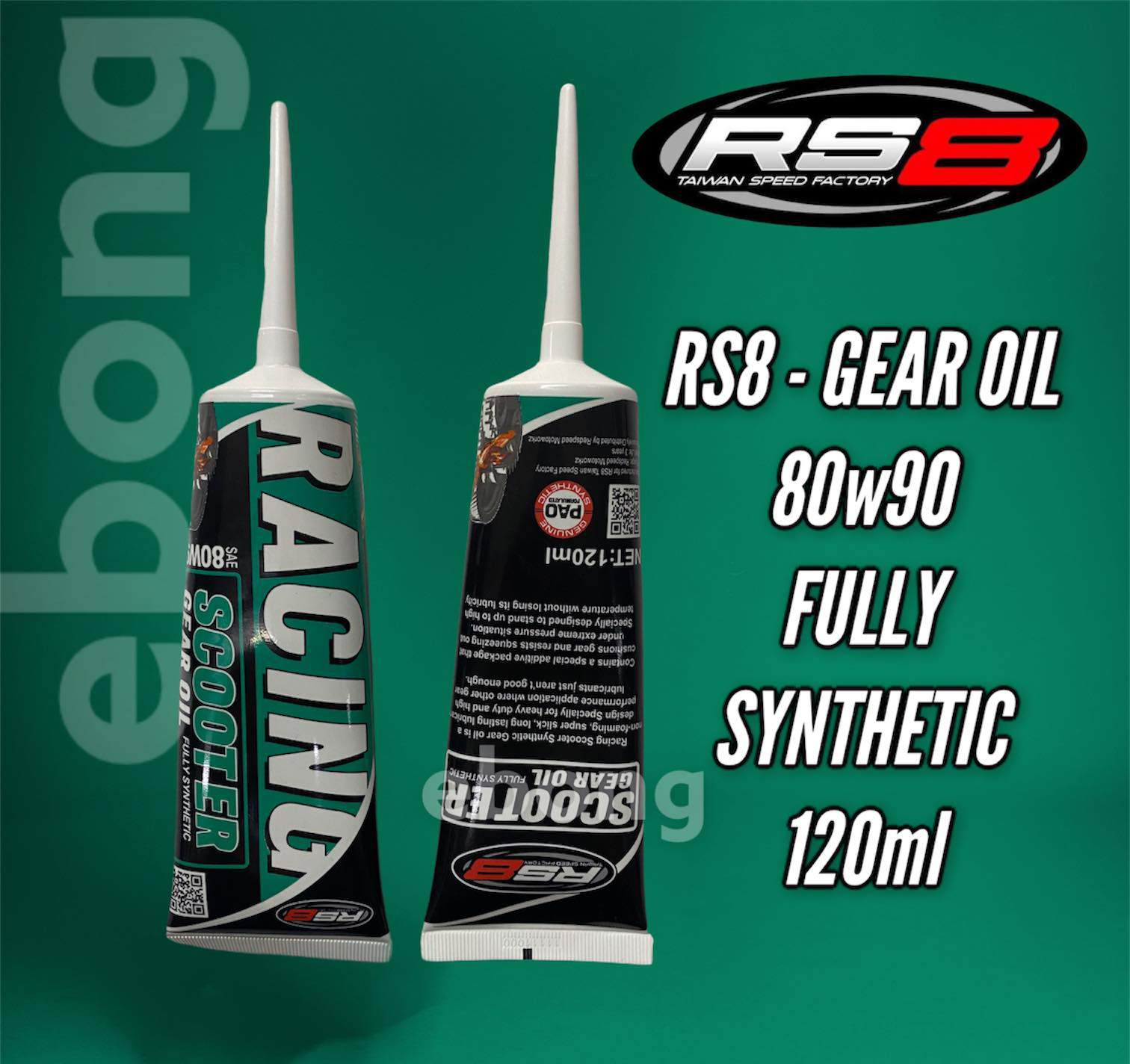 RS8 RACING SCOOTER GEAR OIL FULLY SYNTHETIC 80W-90 | Lazada PH