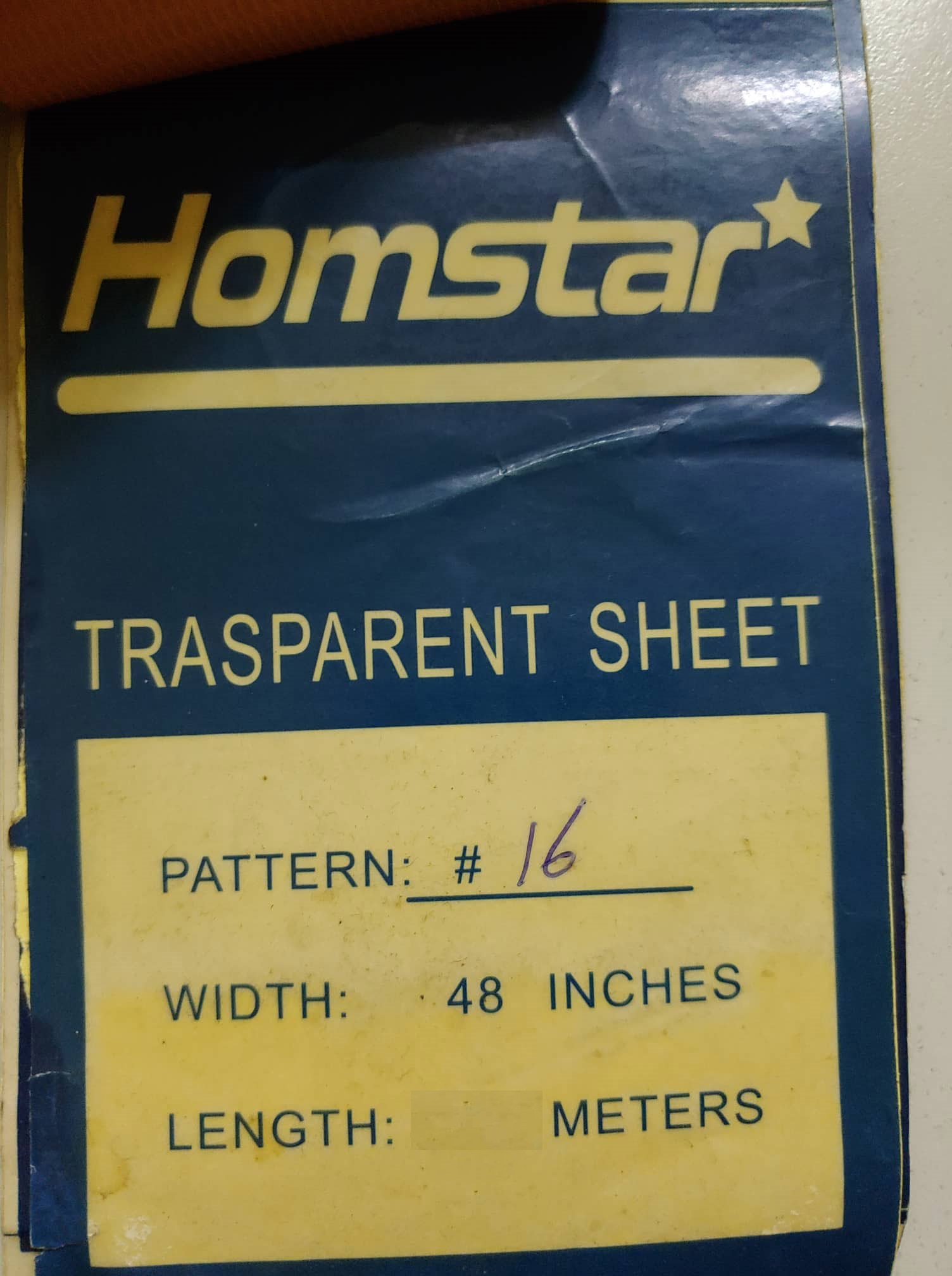 HOMSTAR Transparent Plastic Sheet , PVC Plastic Cover Gauge#14(Thin ...