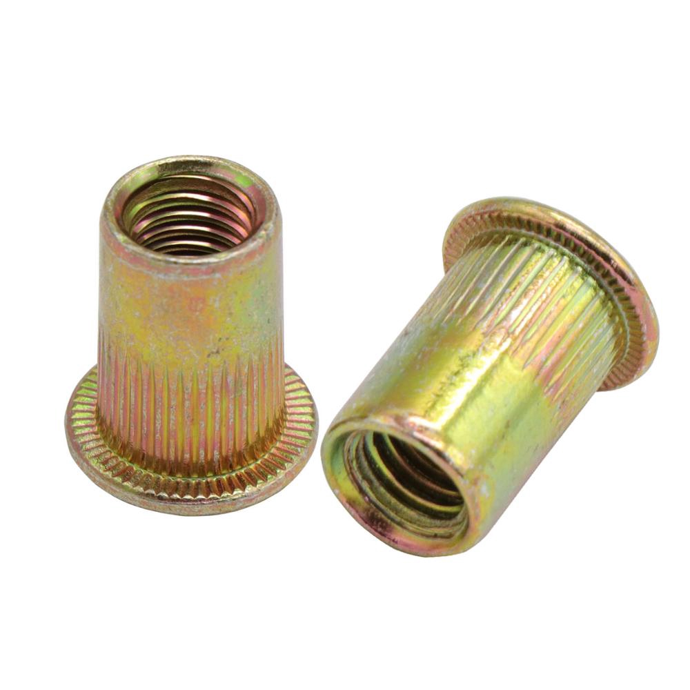 OMJ 60/100pcs Nuts Fastener M3-M11 Hardware Rivet Nuts Cap Collocation ...