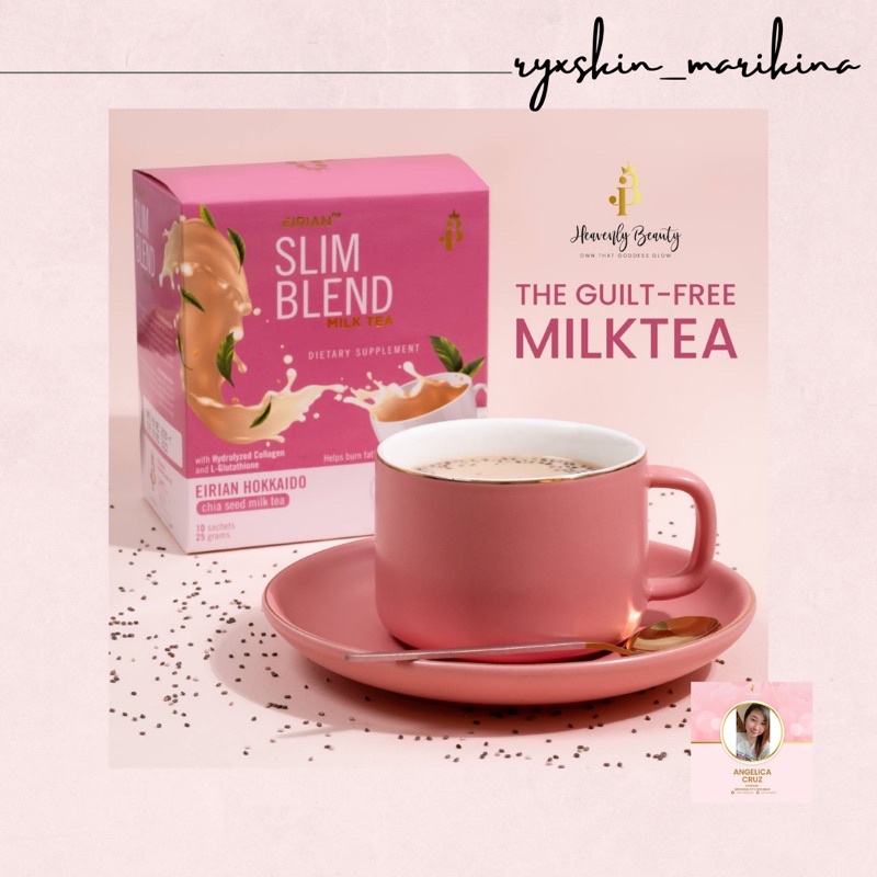 LEGIT - Eirian Slim Blends Milk Tea Hokkaido with Chia Seed 100% ...