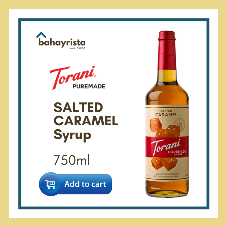 Torani Puremade Salted Caramel Syrup 750ml | Lazada PH