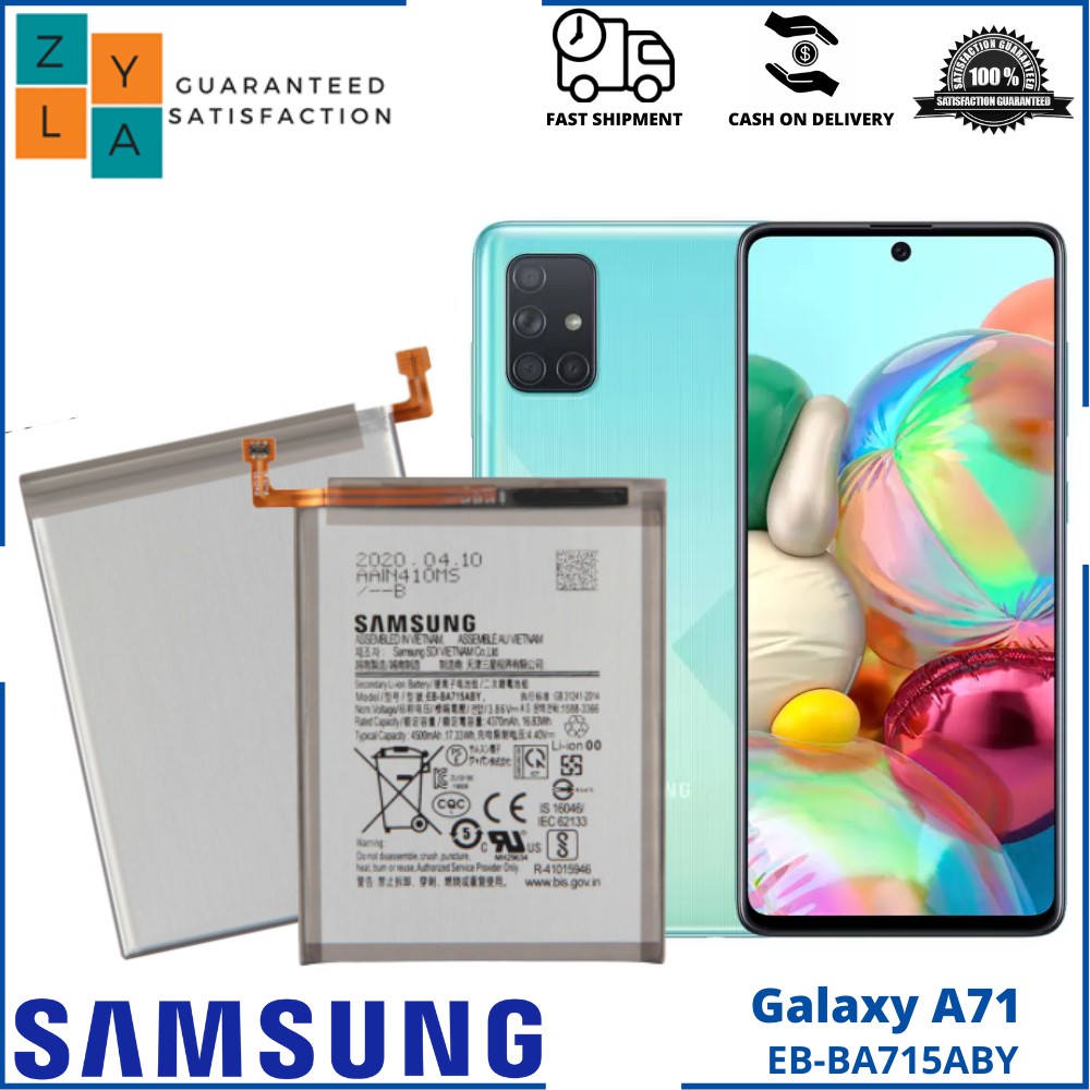 )~[Samsung Galaxy A71 SM-A715F/DS Battery Model EB-BA715ABY, original ...