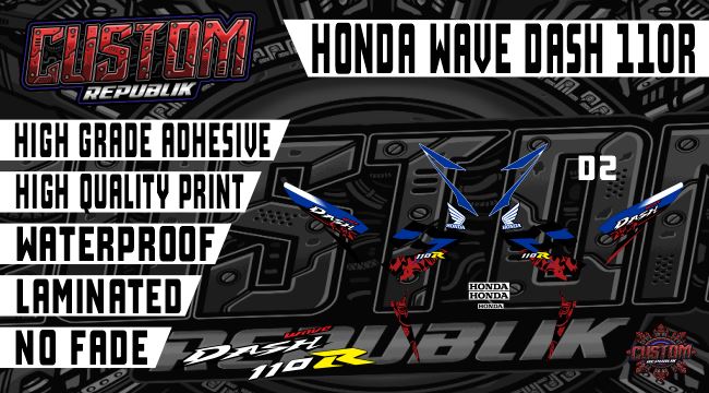 Honda Wave Dash 110R Stock Decals Set | Lazada PH