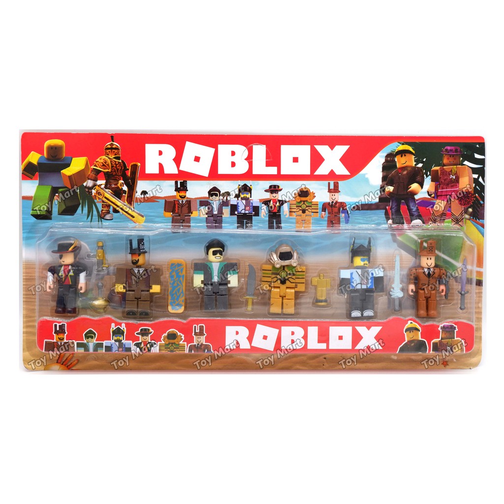 KAD Roblox 6 in 1 Mini Figures Set With Weapons #17253 | Lazada PH