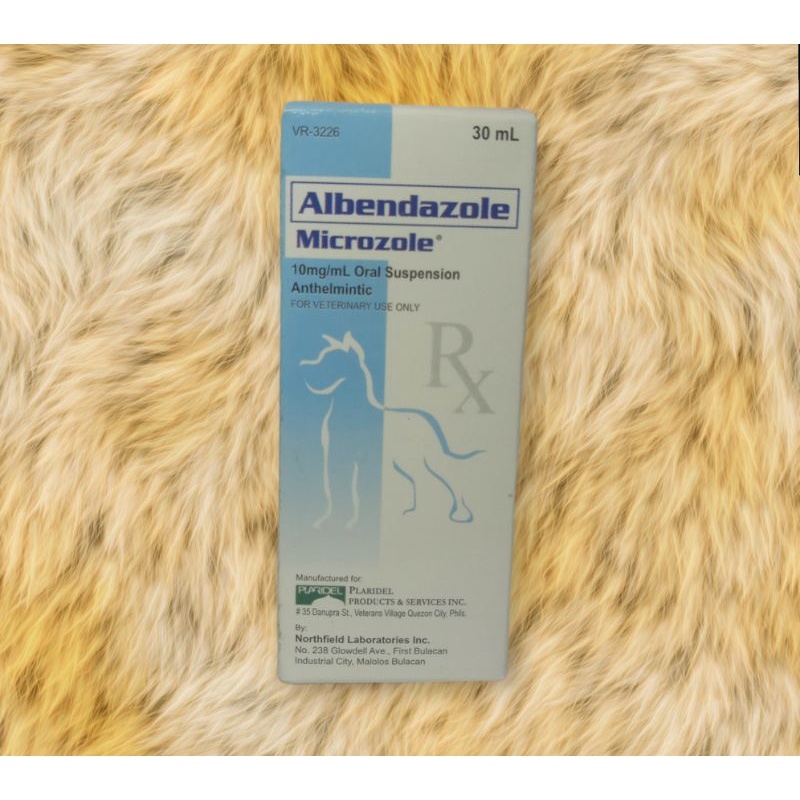 Albendazole Microzole ( Anthelmintic ) syrup dewormer 30ml | Lazada PH