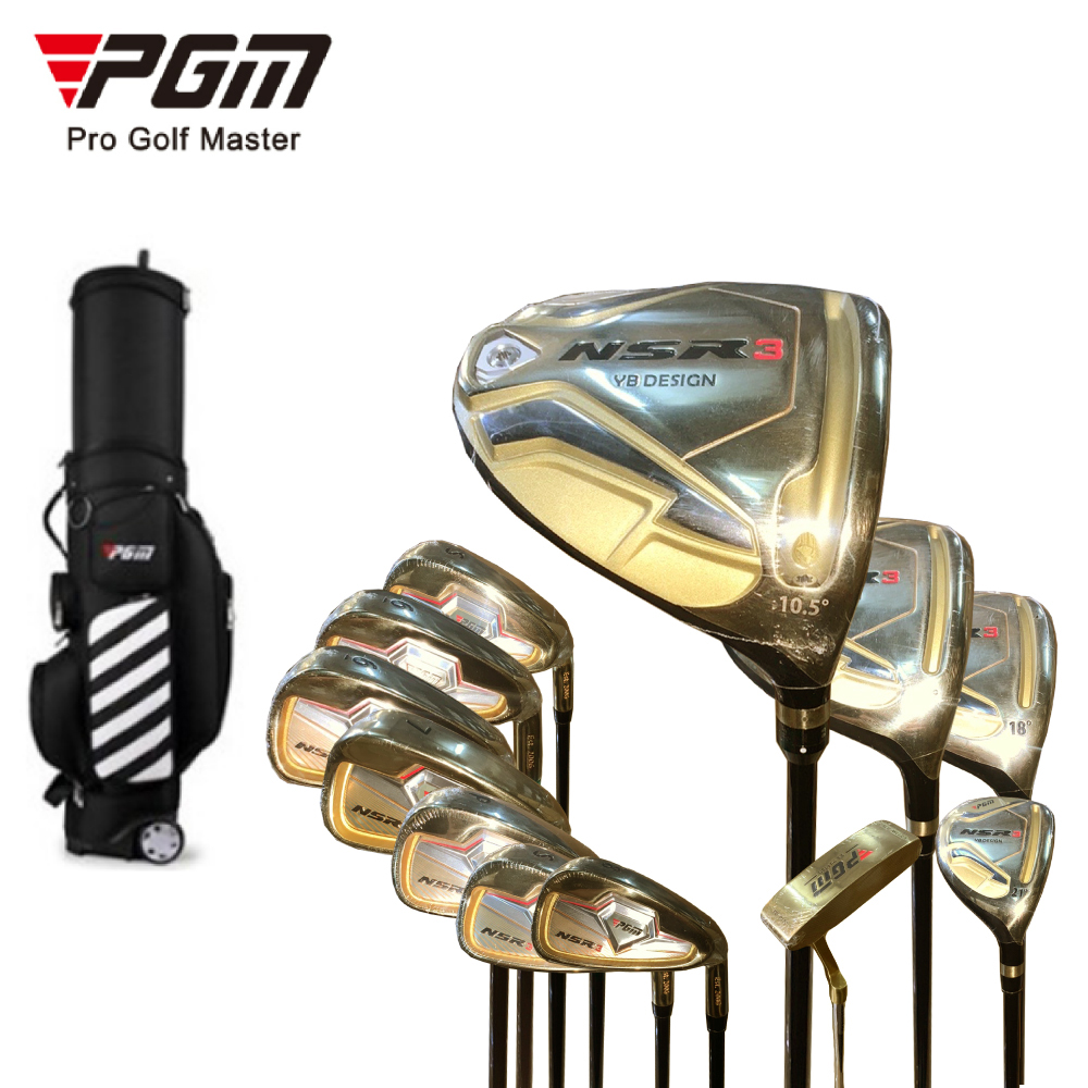 PGM Golf Set NSR Edition BLACK, 12PCS WITH Travel BAG, GRAPHITE SHAFTS ...