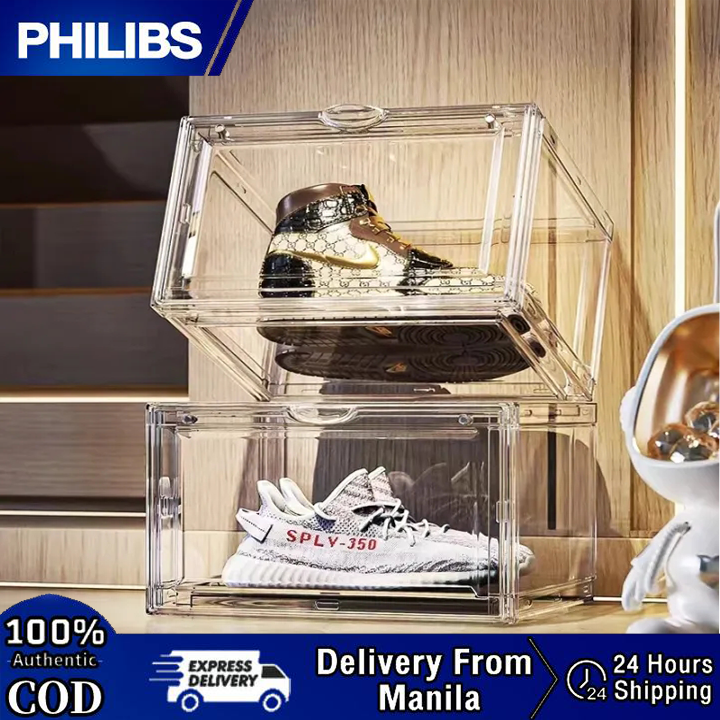 Original shoe rack organizer transparent acrylic sneaker shoes rack shoe box cabinet shoe ...