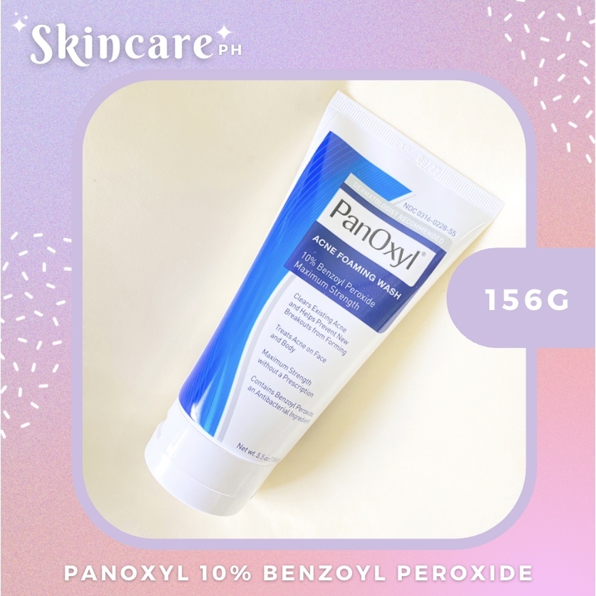 PanOxyl Acne Foaming Wash Benzoyl Peroxide Maximum Strength / Patches ...