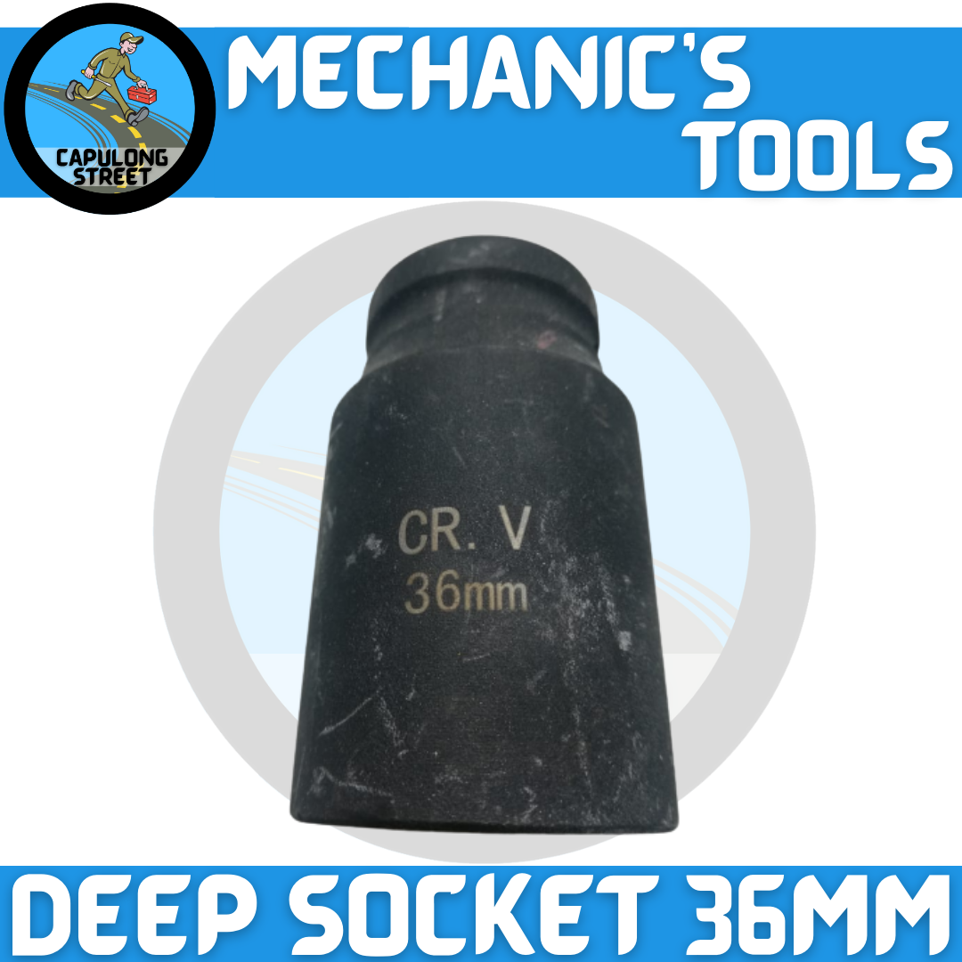 Capulong Street Deep Socket 36Mm 3/4 Inch Drive Carbon Black | Lazada PH