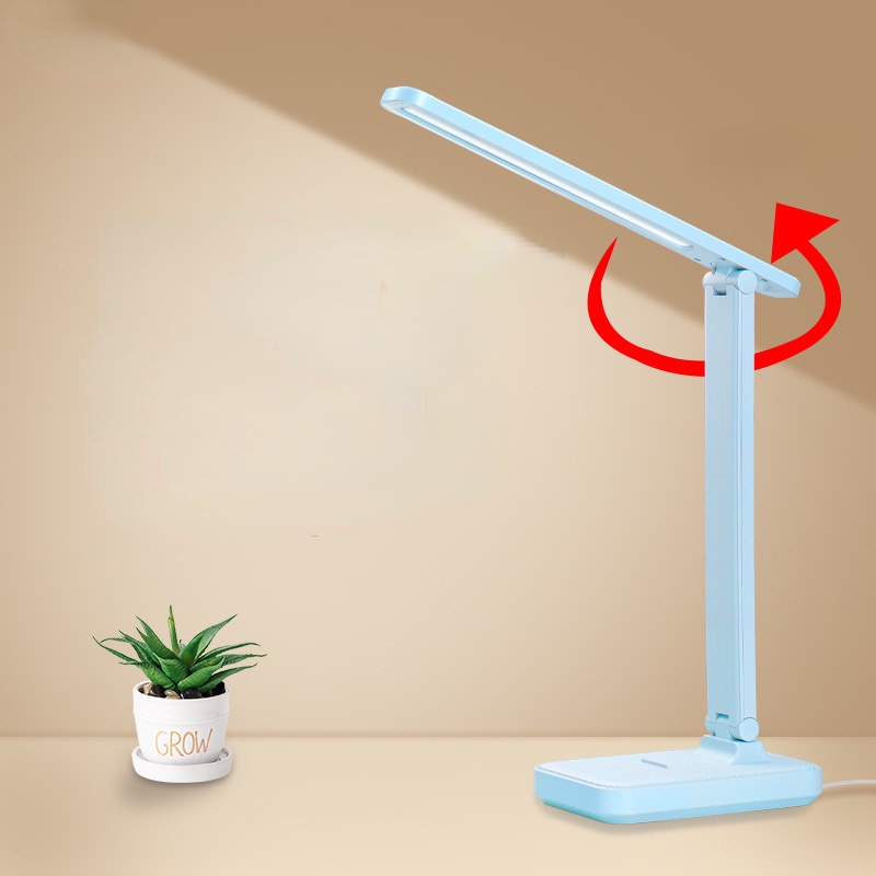Rechargeable LED Desk Lamp Study Lamp Stepless Dimming Table Lamp ...