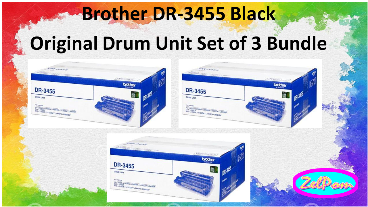 Brother DR-3455 Original Drum Unit (SET OF 3) | Lazada PH