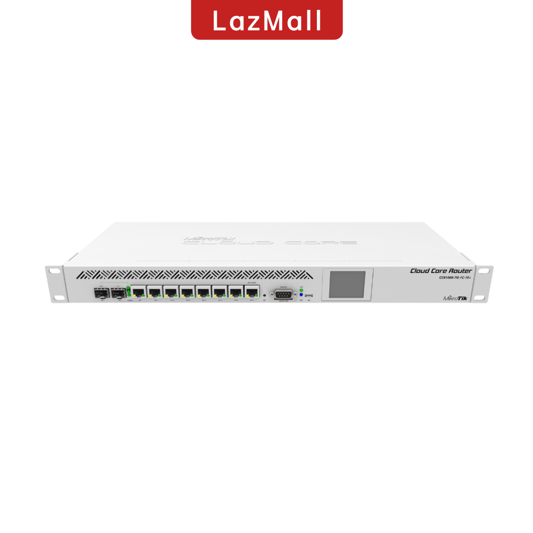MikroTik CCR1009 - 7G-1C-1S+ – 9-core Enterprise Router w/ 7x Gigabit ...