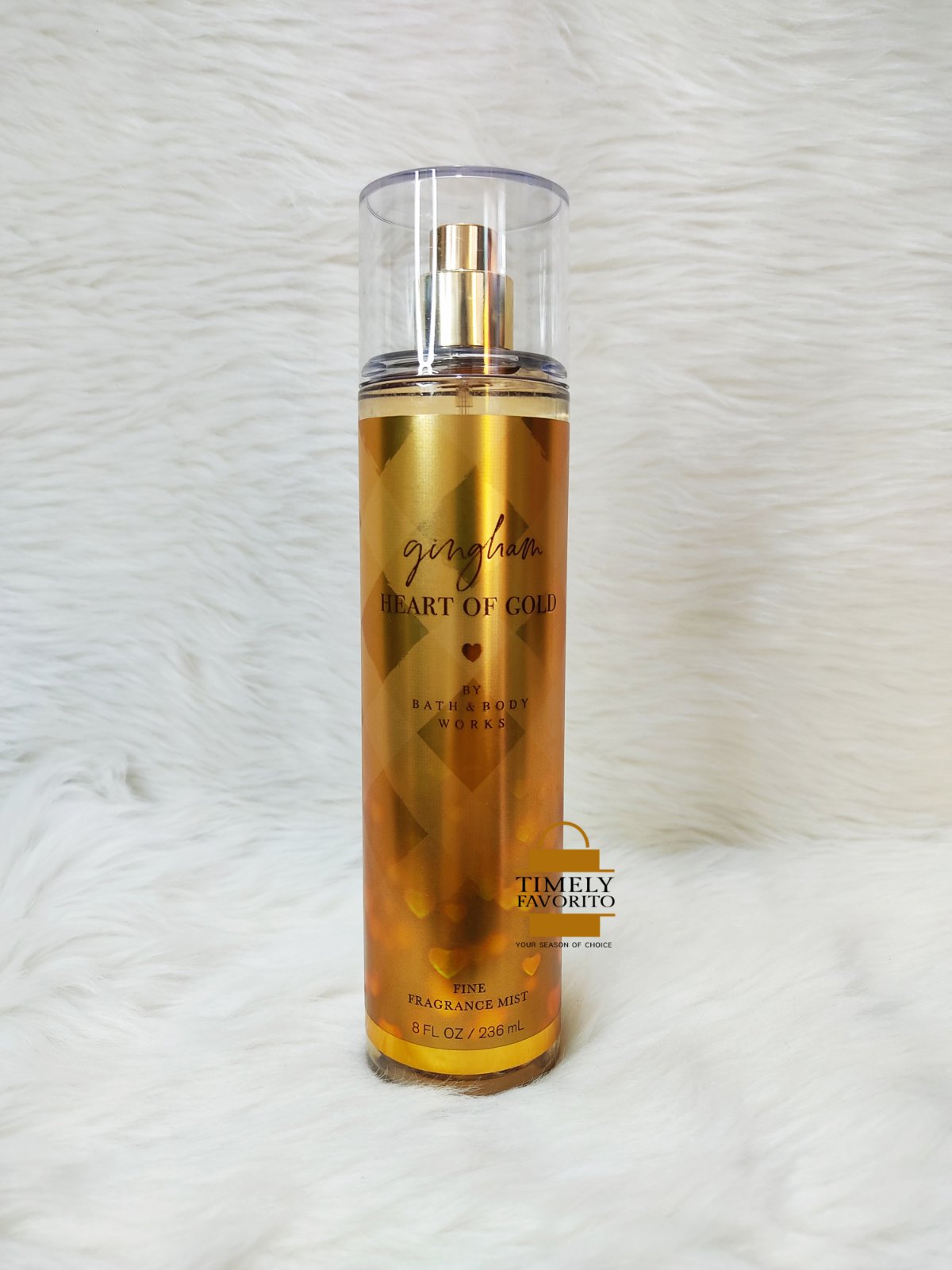 BBW Gingham Heart of Gold Fine Fragrance Mist 236ml | Lazada PH