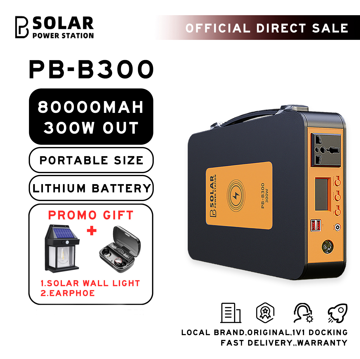 Power Station Solar Portable 220v 150w Fast Charging Solar Generator ...
