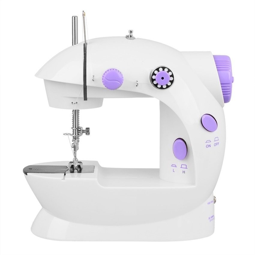 KMK Double Thread Sewing Machine (White/Lavender) | Lazada PH