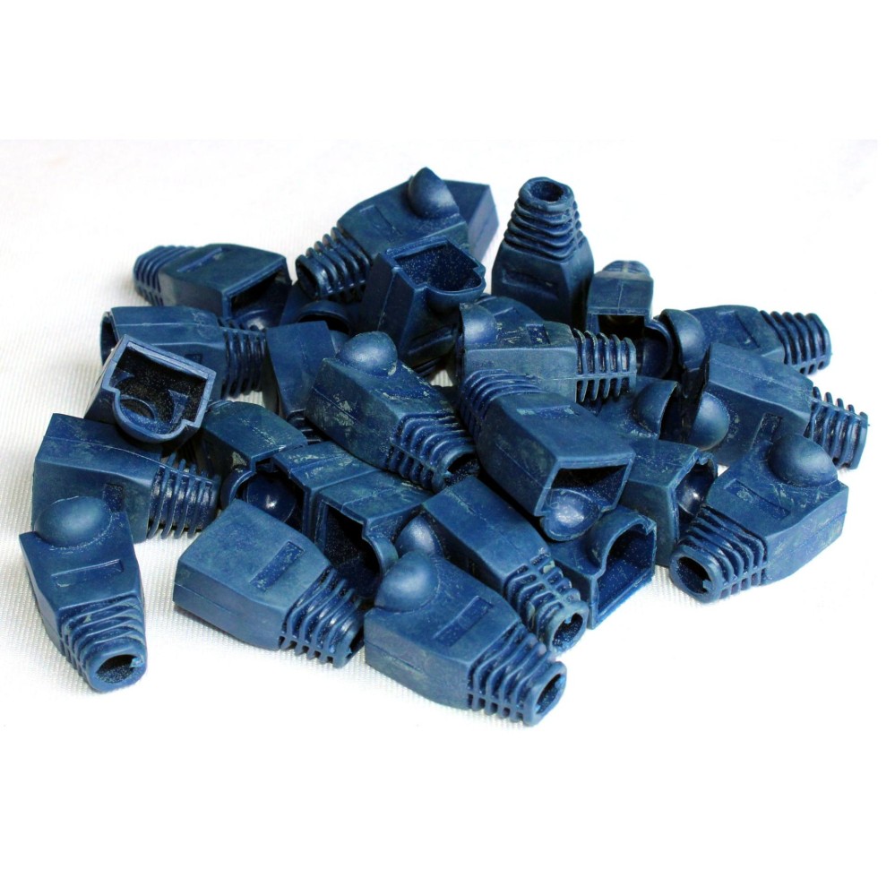 RJ45 Rubber Boot 100pcs (Blue) | Lazada PH
