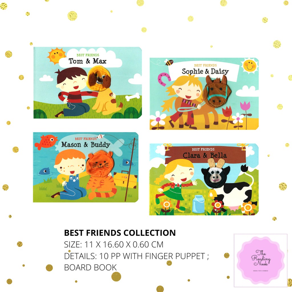 Best Friends Board Book With Puppet Collection | Lazada PH