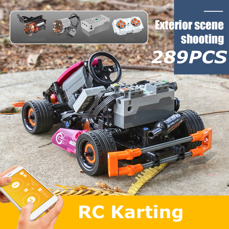 IN STOCK Mini Kart RC Karting BuWizz Racing Dual RC Creativity MOC 8322 Speed Motor Technolog ...