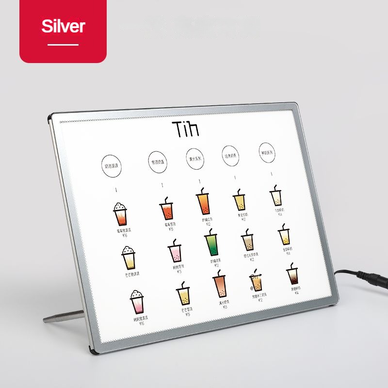 Menu board with light Ultra thin LED TV light box led light box menu ...