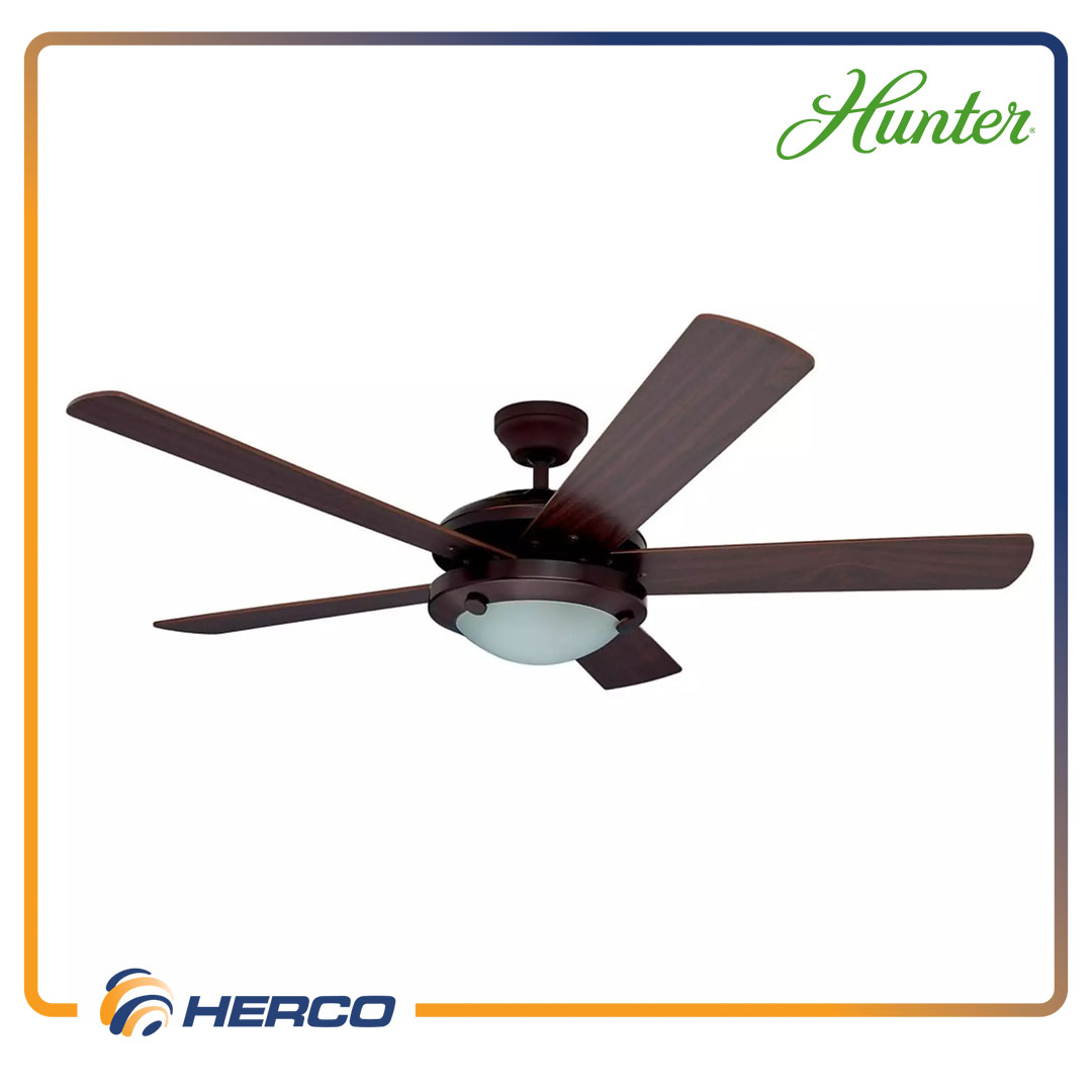 Hunter Revolution Solaris 52" Rustic Bronze Ceiling Fan 220v | Lazada PH