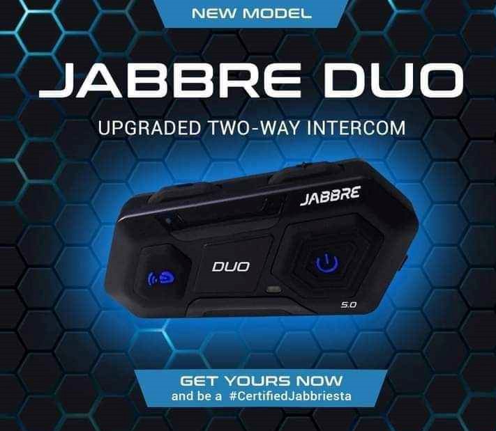 Jabbre Helmet Intercom - Duo with Bass+ Technology | Lazada PH