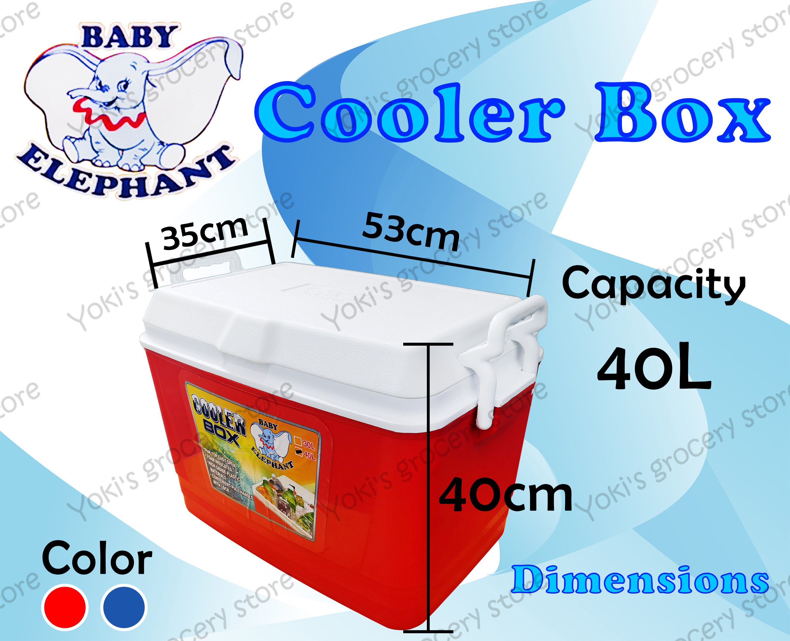 Ice Box Insulated Cooler 8L 15L 30L 40L | Lazada PH