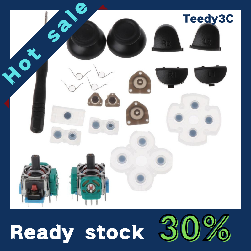 L1 R1 L2 R2 Trigger Buttons 3D Analog Joysticks Thumb Sticks Cap ...
