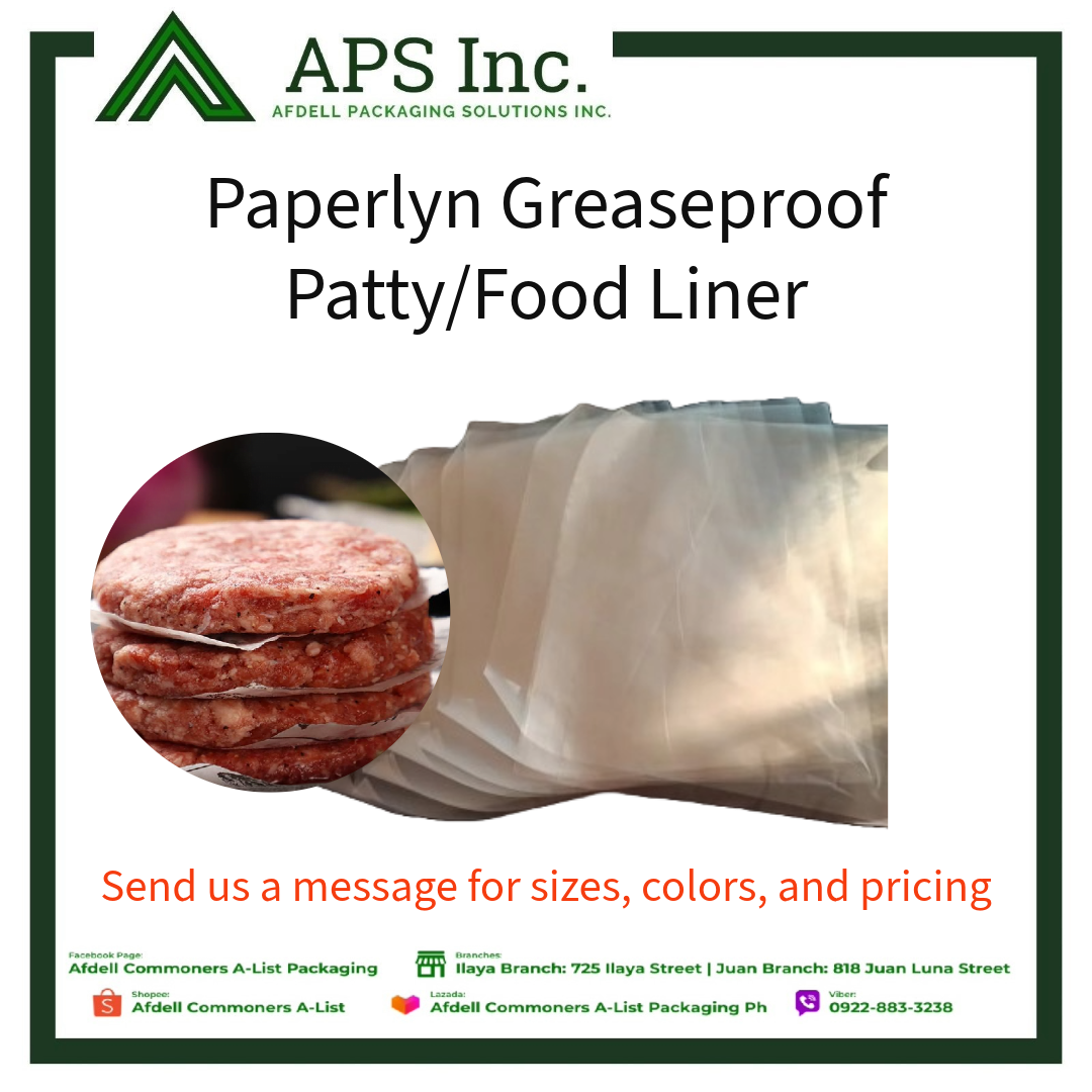 1000pcs Paperlyn HD Virgin Plastic for Burger Patty Separator Food ...
