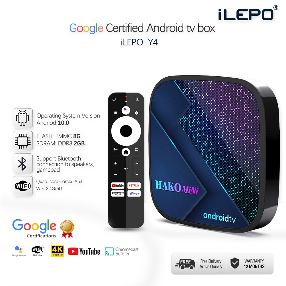 TV Box Original Certified Android System HAKOMiNi Y4 กล่องแอนดรอย tv 2G ...
