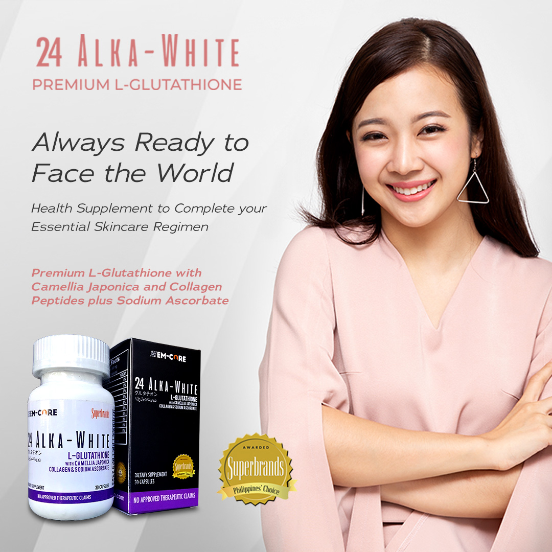 24 ALKA-WHITE L-GLUTATHIONE 30 CAPSULES/1 BOTTLE | Lazada PH