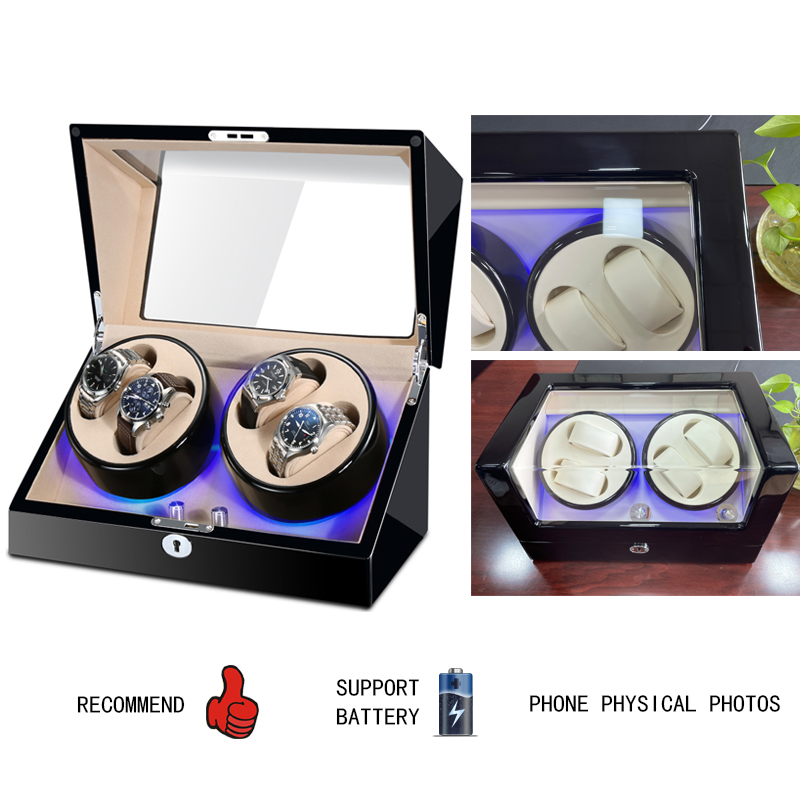 Watch Winder box for Automatic Watches Quite Japanese Motor High ...