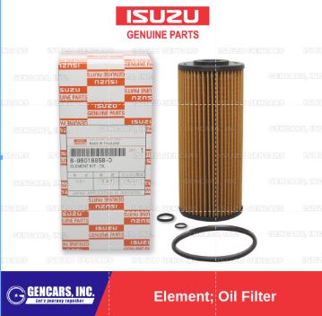 Isuzu Oil Filter Element Type for NLR85, NMR85 (8-98018858-0) (Genuine ...