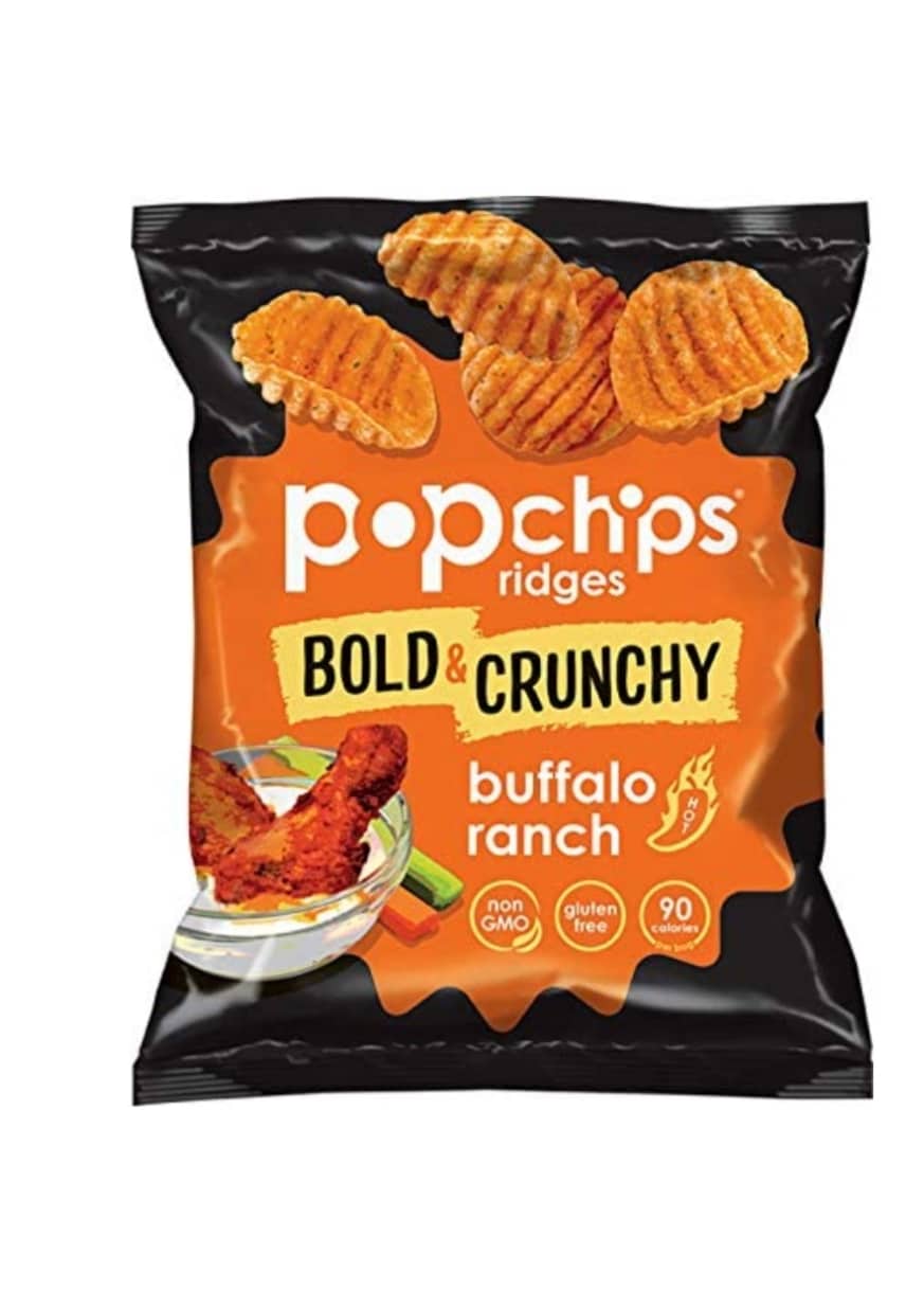 Popchips Ridges Bold & Crunchy Popped Potato Snack 23g | Lazada PH