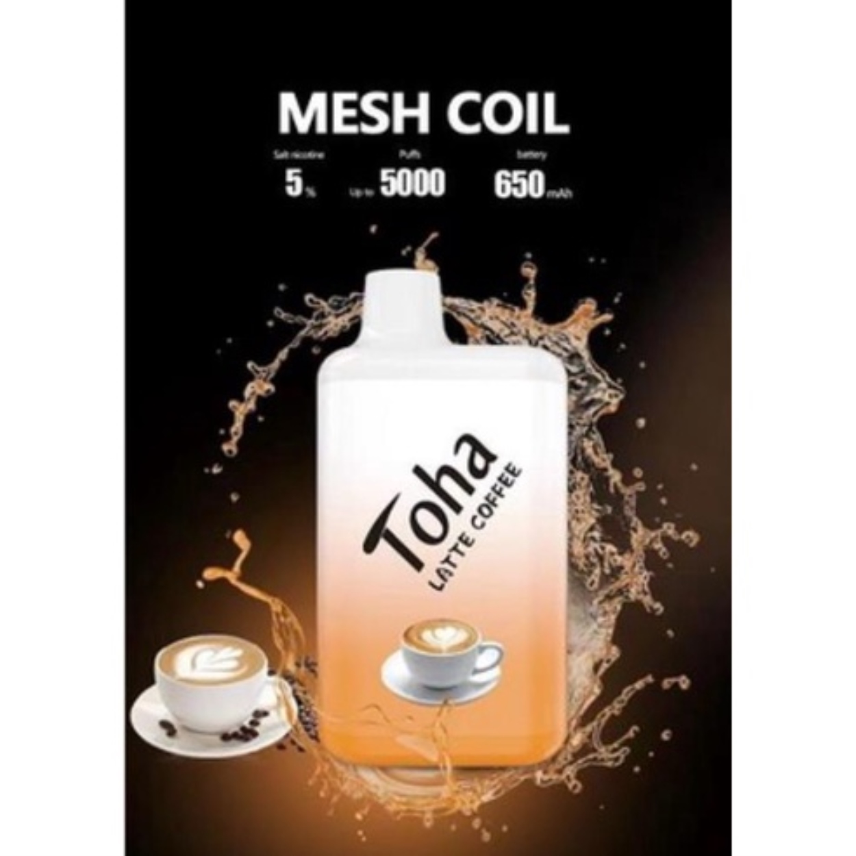 Toha 5000 Puff 5 C Type Disposable Vape Pod Devi00 | Lazada PH