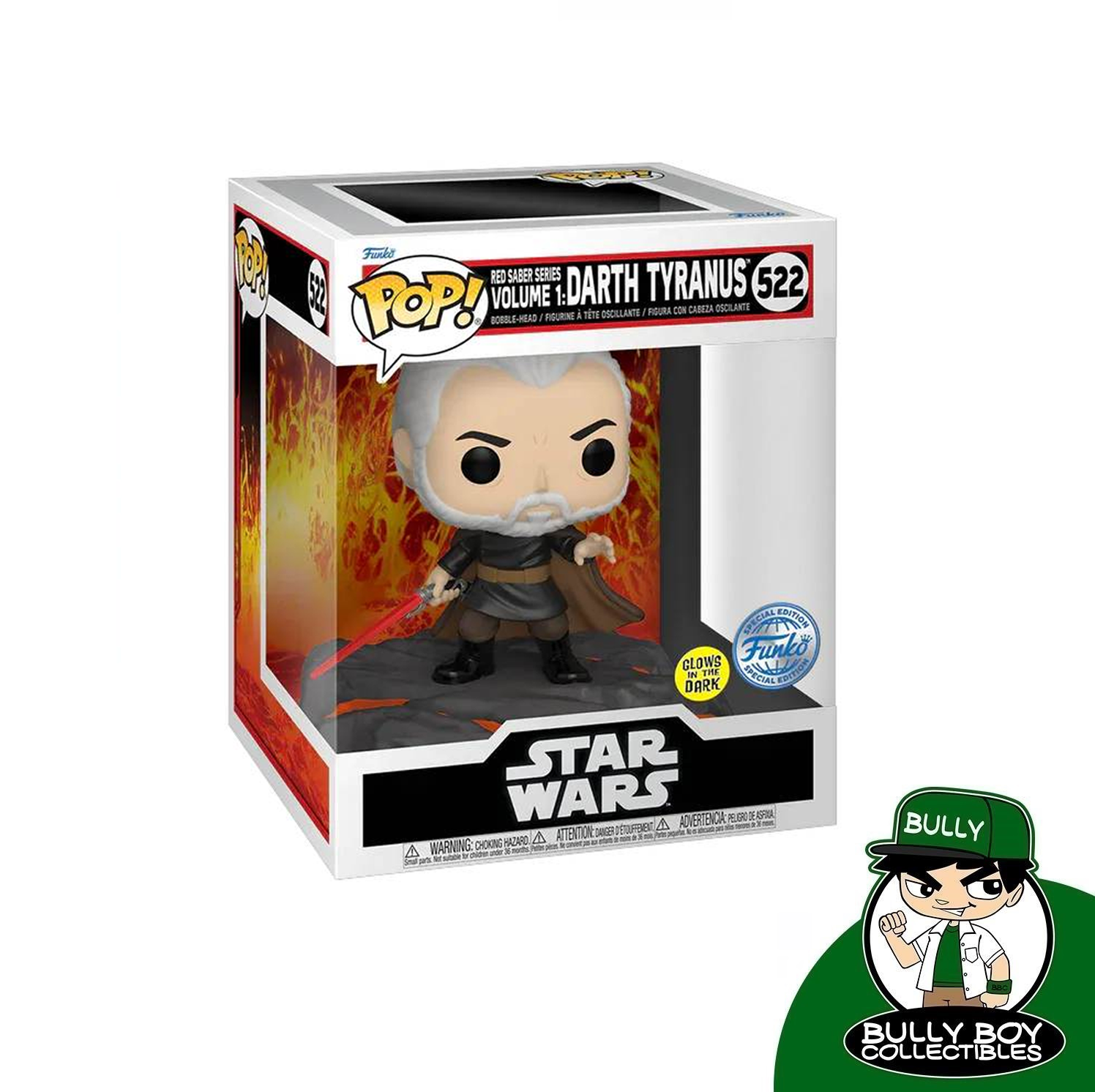 POP! Star Wars: Red Saber Series - Darth Tyranus GiTD (FSE) 522 [Sold ...