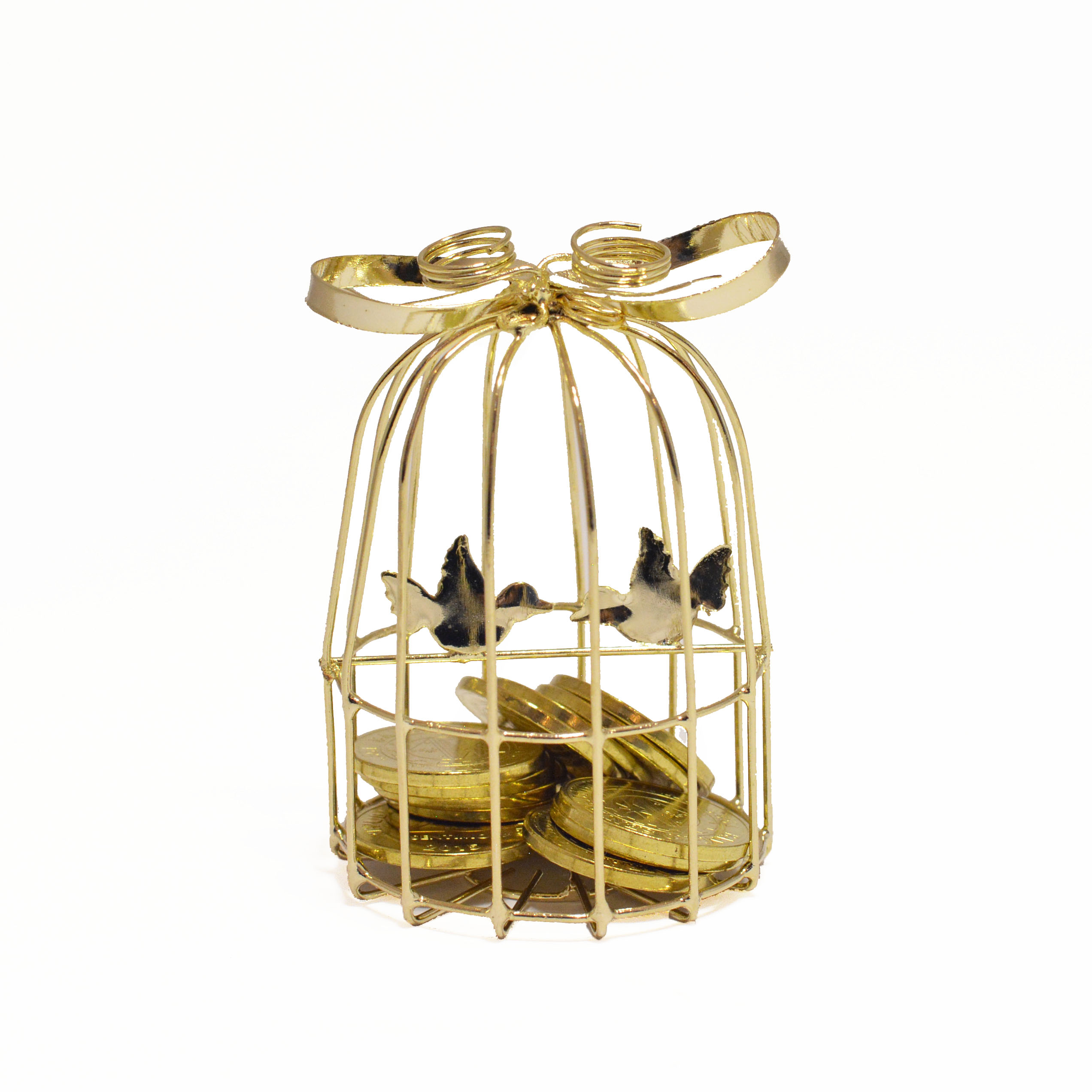 Wedding Arrhae Medium Cage (Gold) Arras Holder with Coins Included The ...