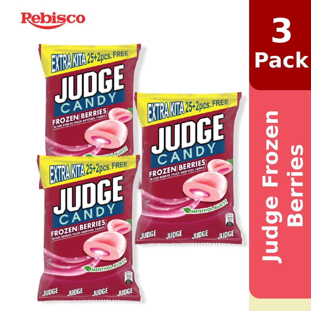Judge Candy Frozen Berries 4.5g x 25+2pcs (Set of 3) | Lazada PH