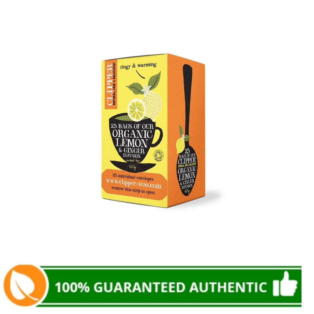Clipper Teas – Organic Lemon & Ginger Infusion 62.5g | Lazada PH