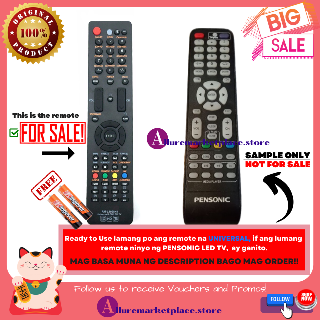 Ready to Use Universal TV Remote for ASTRON LCD LED TV| Remote TV for ...