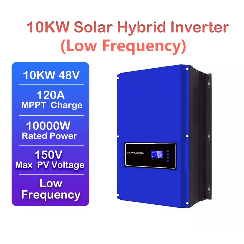 10KW Solar Hybrid inverter of low frequency Built in 120A MPPT Solar ...