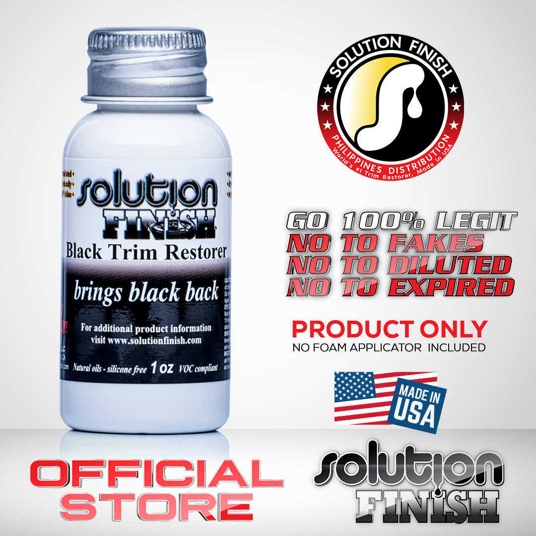 Solution Finish Black Trim Restorer 30ml (1oz.) MADE IN USA | Lazada PH