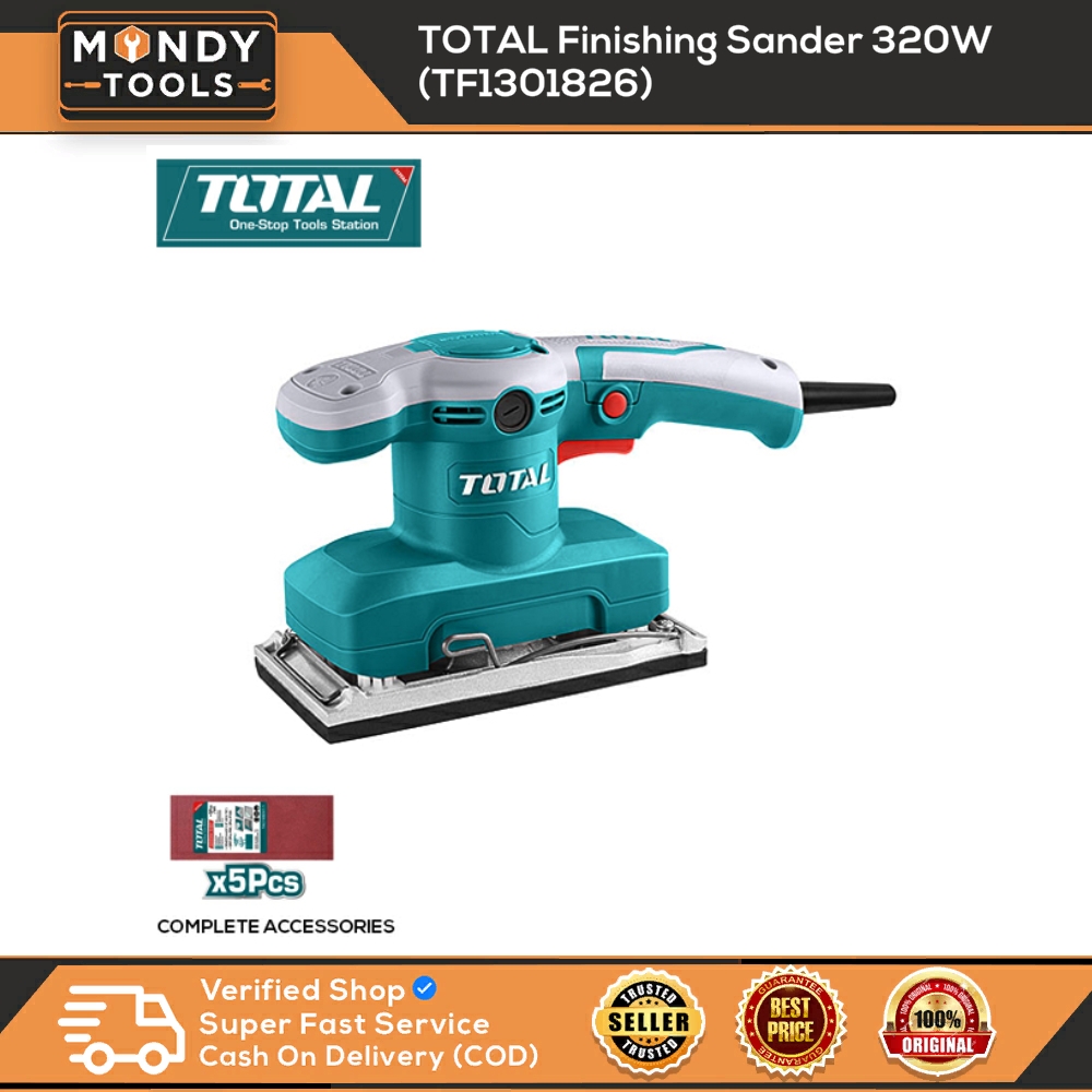 Total Finishing Sander 320W (TF1301826) (Original) | Lazada PH