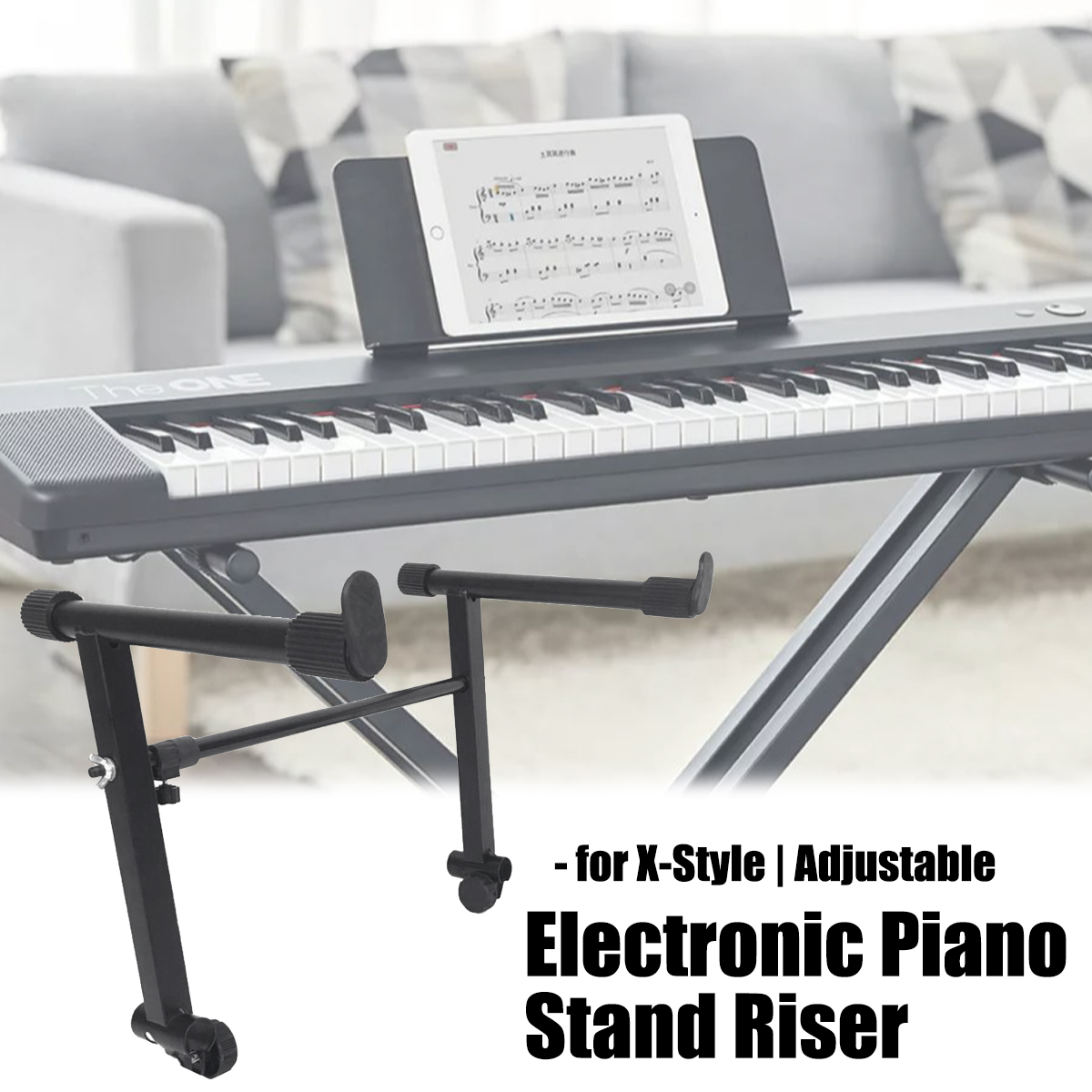 ToolRabbit Musical Keyboard Stand Universal X-Style Electronic Piano ...