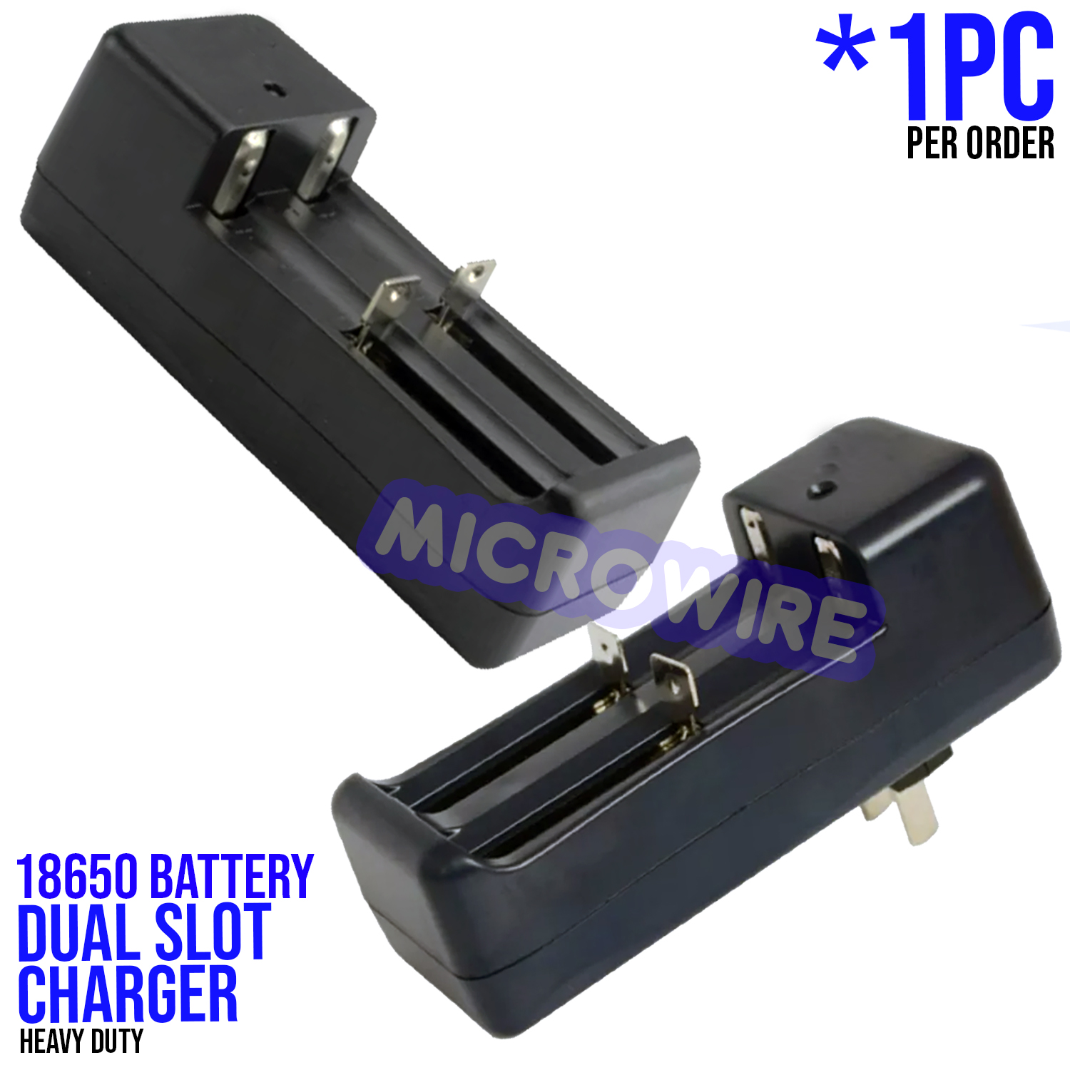 Dual Slot Charger For 18650/3.7V Battery Heavy Duty | Lazada PH