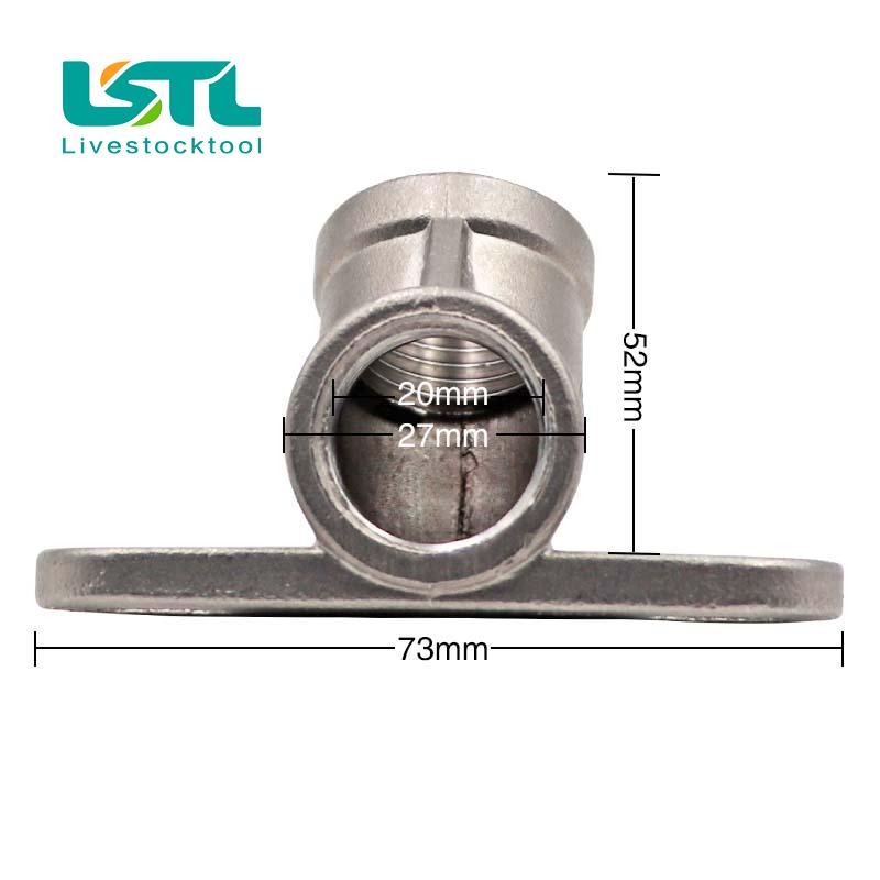 Viddavet 5 pcs Stainless Pig Drinker and elbow connector 1/2 Inch Pig ...
