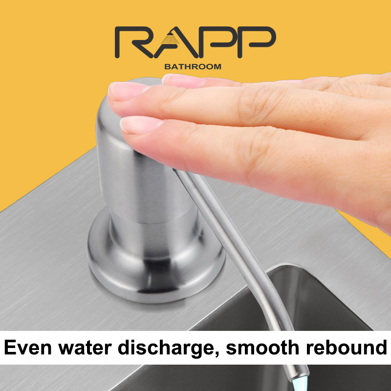 RAPP Stainless Steel Kitchen Sink Soap Dispenser Pump with Extension ...