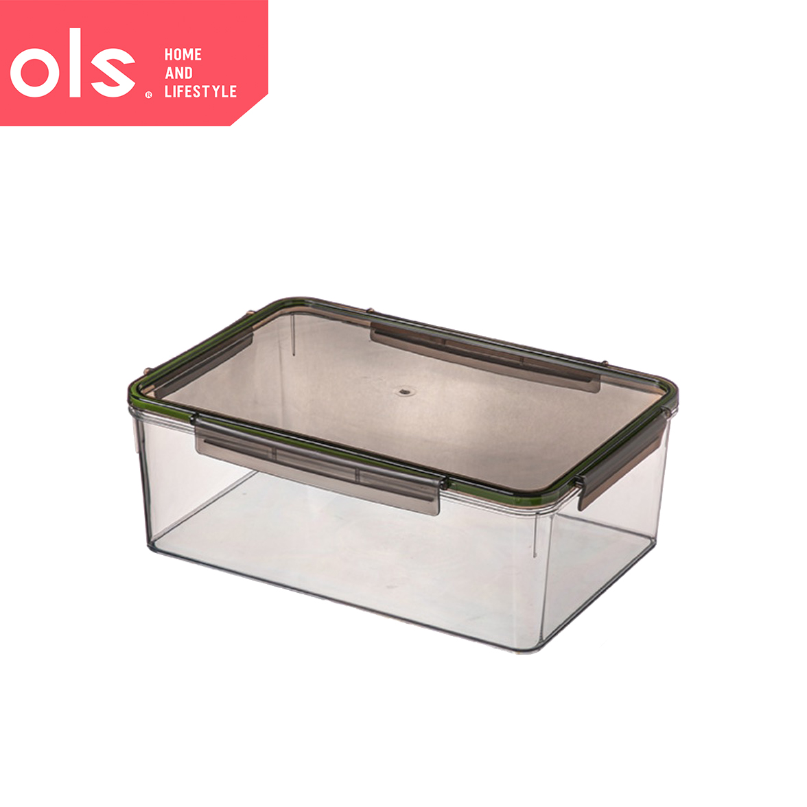 OLS Transparent Food Keeper Airtight Left Over Container Vegetable ...