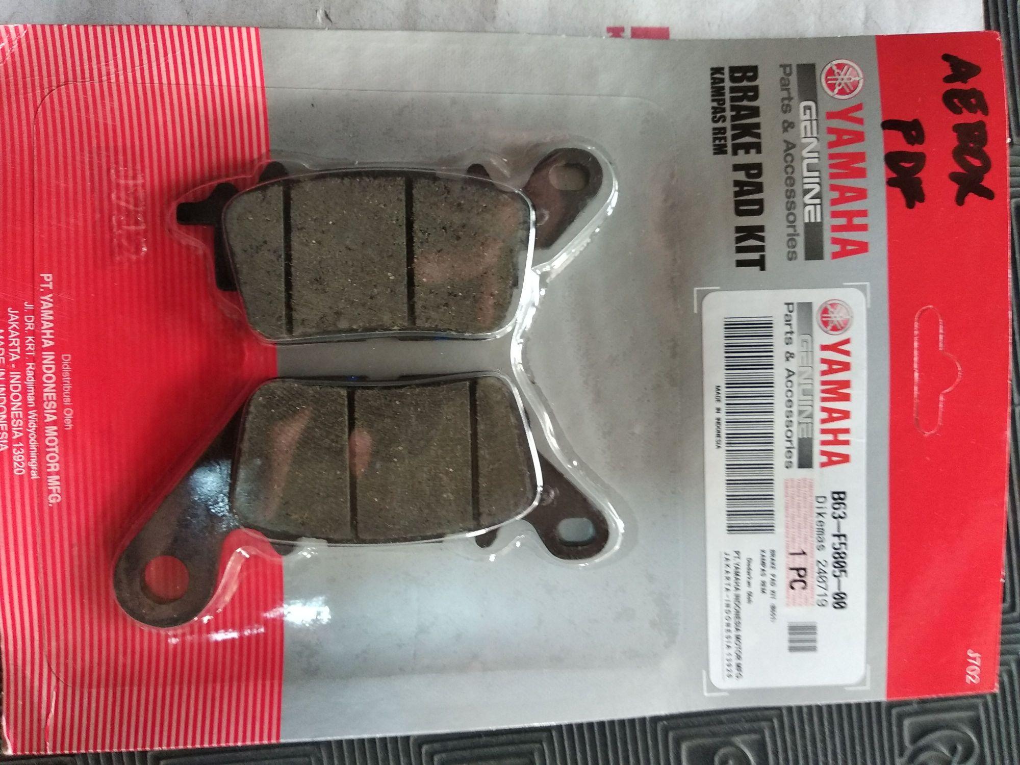 YAMAHA AEROX 155 BRAKE PADS SET B63F58050000 | Lazada PH